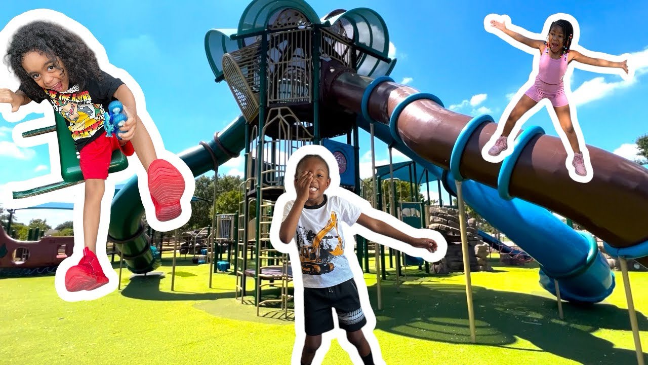 Family fun INDOOR & BEST OUTDOOR PLAYGROUND for kids in Plano TX! - YouTube
