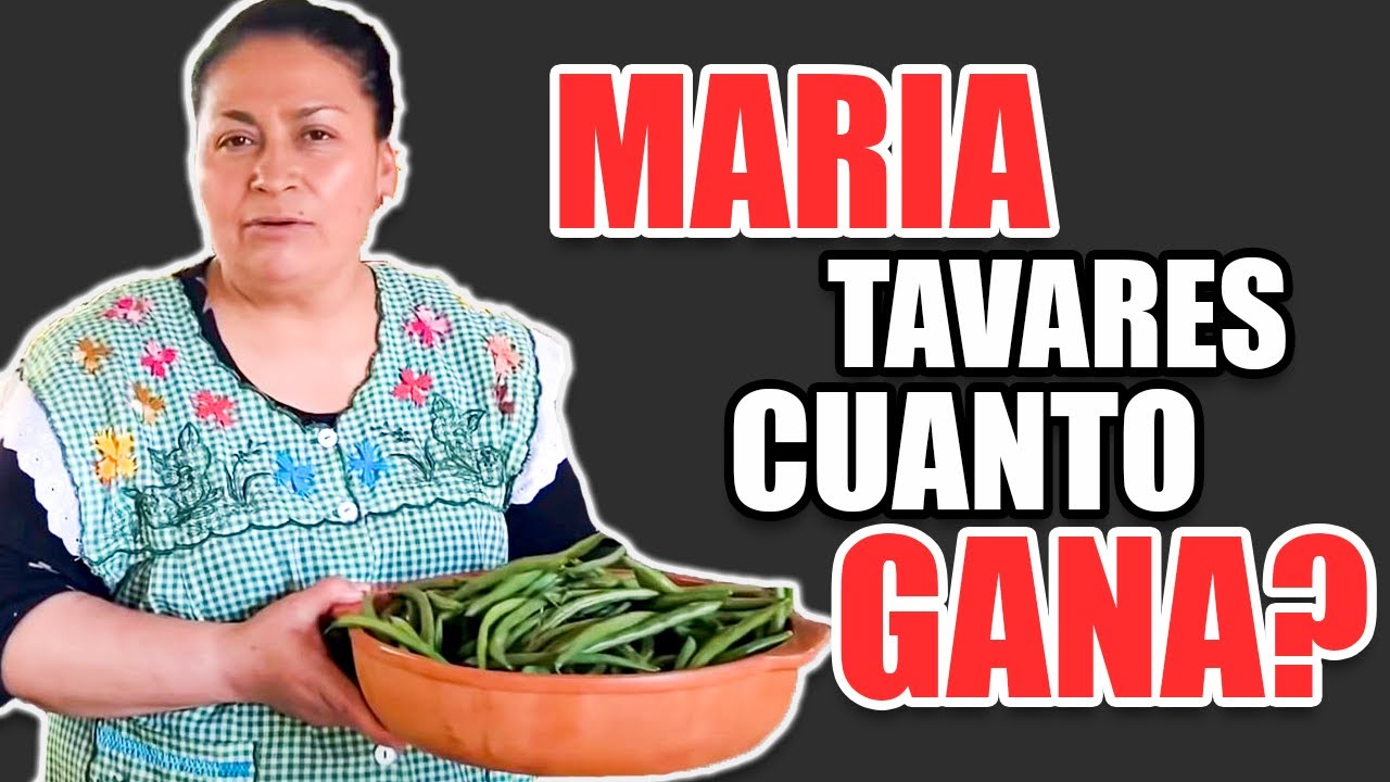🤑🟥 cuanto GANA Cocinando con MARIA TAVARES en YOUTUBE | cuanto GANA un ...