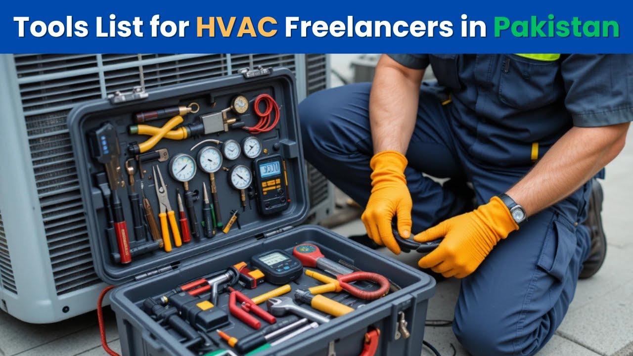 Tools List for HVAC Freelancers in Pakistan | Must-Have HVAC Technician ...