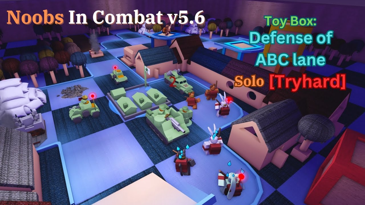 Noobs in Combat v5.6 || Defense of ABC lane [Tryhard] [Solo] - YouTube
