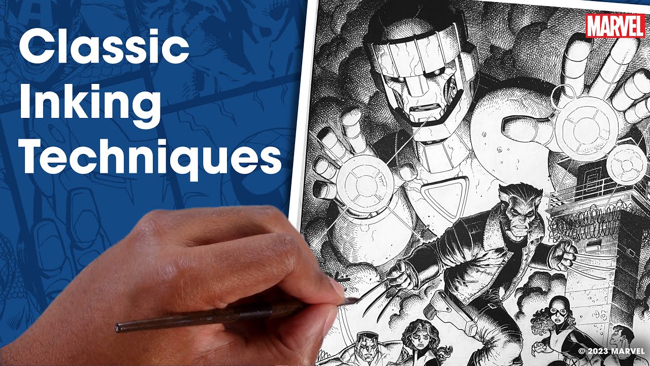 The Secrets Behind Classic Inking Techniques - YouTube