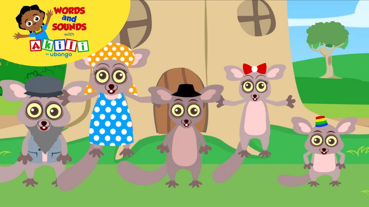 Bush Baby Vowels | Learn about Sounds | Words and Sounds with Akili ...