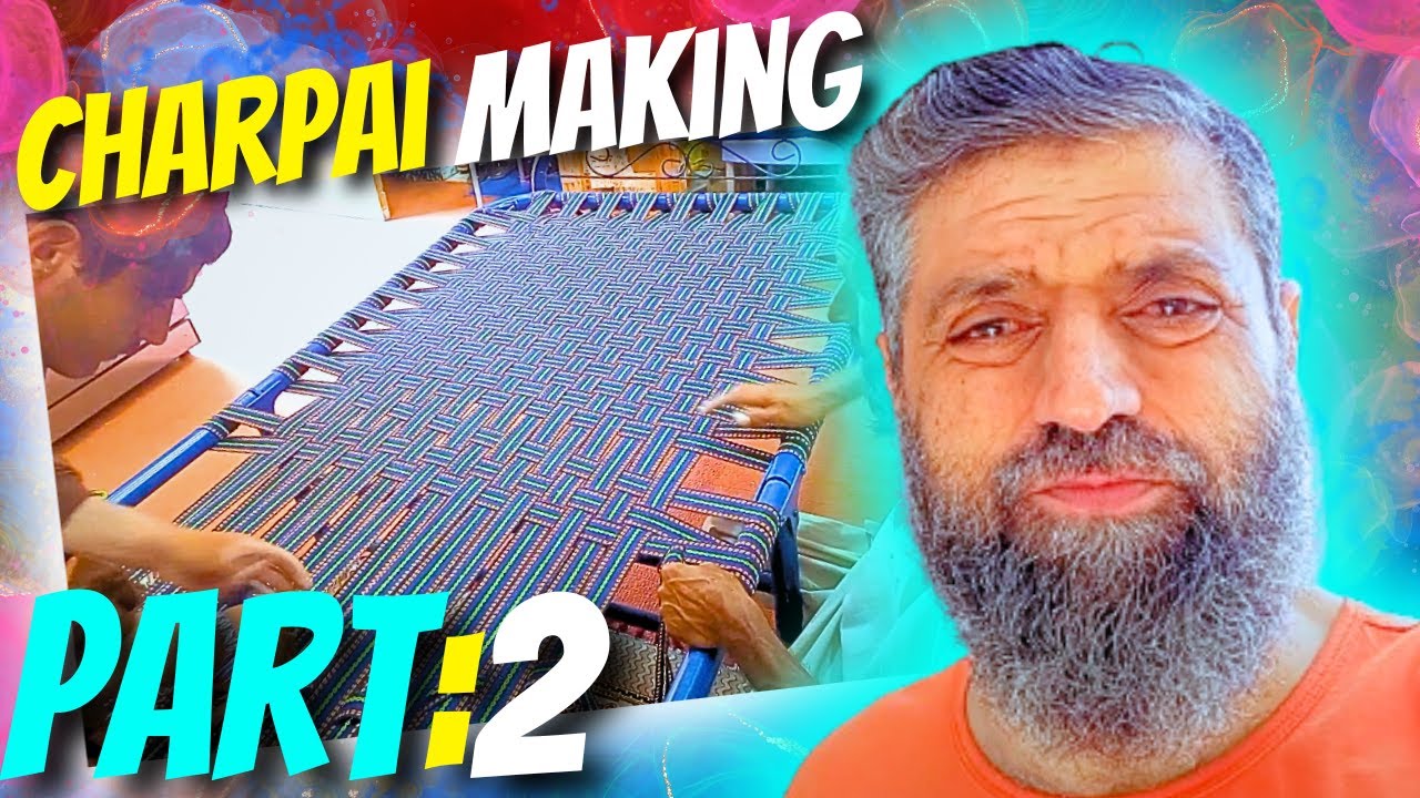 Traditional Charpai Making with Iron Frame | Expert Craftsmanship by ...
