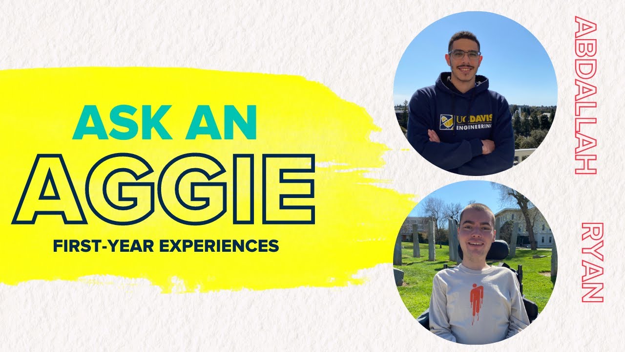Ask an Aggie | Abdallah & Ryan | UC Davis First-Year Experiences - YouTube