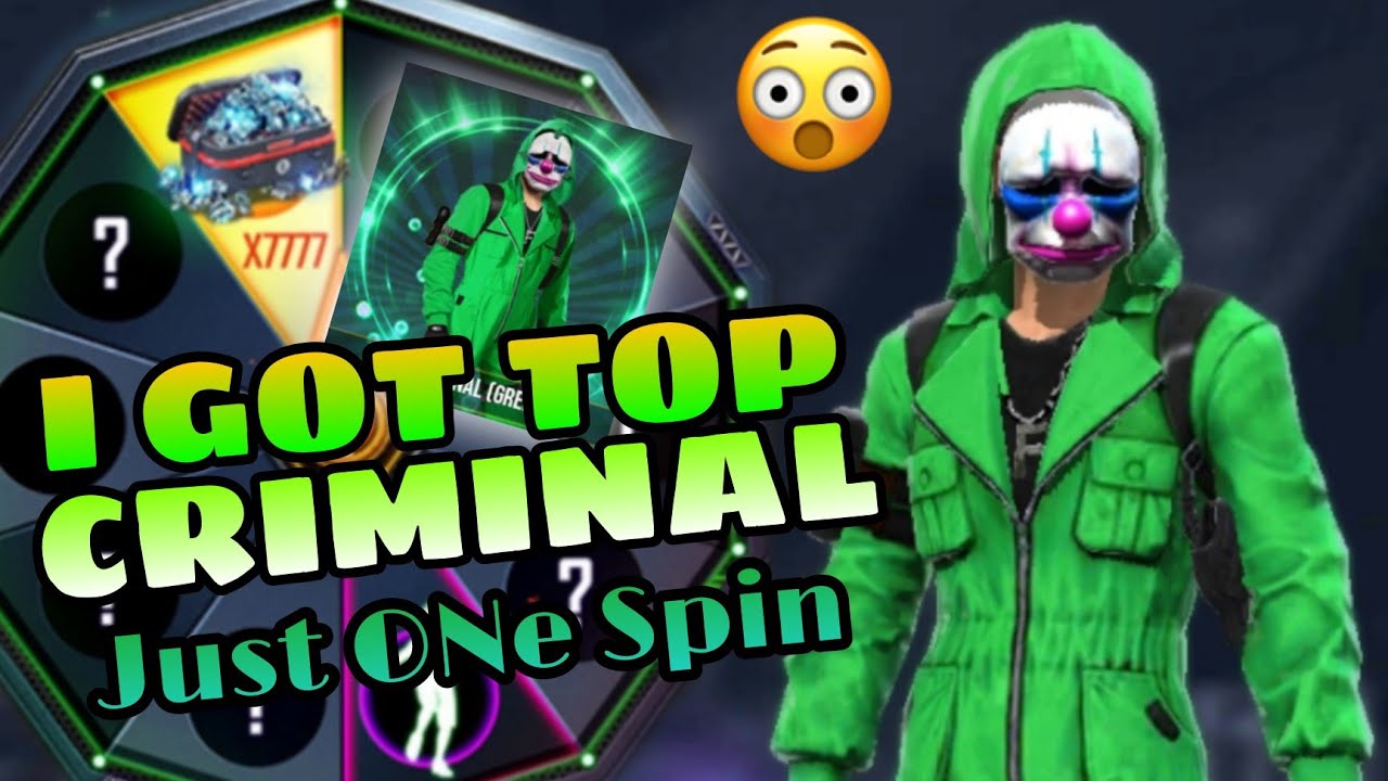 I GOT RETURN GREEN CRIMINAL BUNDLE | FREE FIRE NEW EVENT | RAIDER SPIN ...
