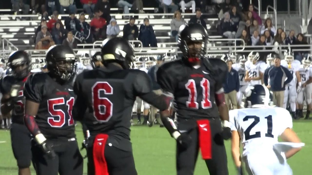Nice hit by Neptune's Isaiah Calhoun - YouTube
