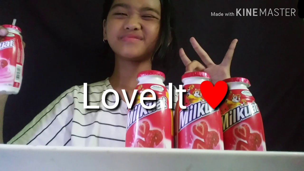 Mukbang "Milkuat ♥" I'm very bloated 😶,ASMR - YouTube