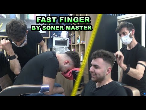 ASMR BARBER BY SONER YILDIZ & NECK CRACK & head, back, face, ear, neck, sleep massage & hair style