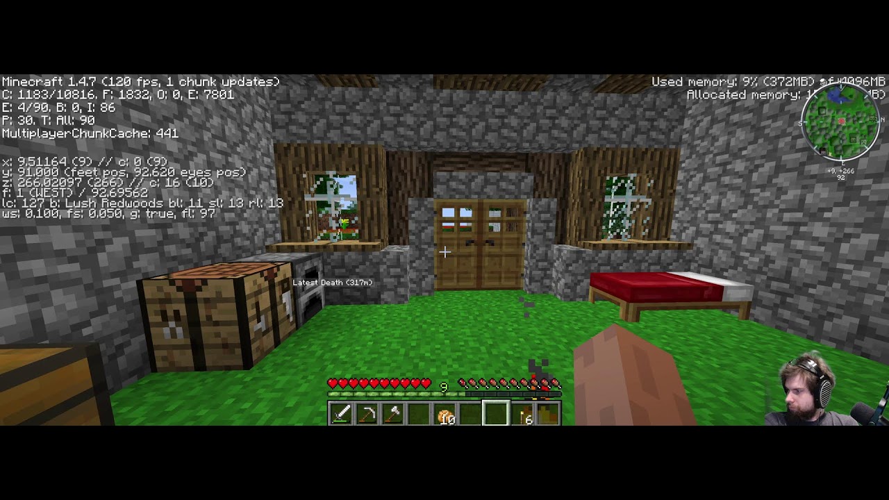 Starter Base building [Minecraft FTB Ultimate] - YouTube