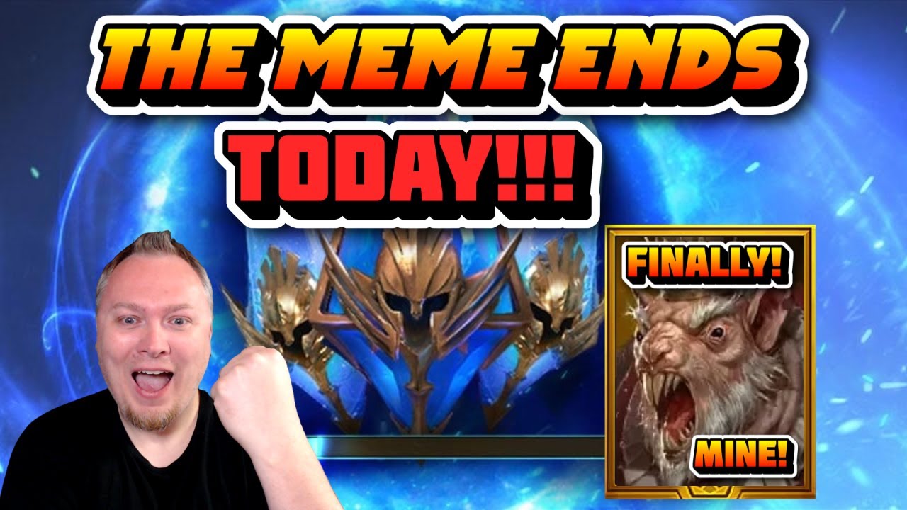 The Meme Ends Today!! Finally!! Raid: Shadow Legends - YouTube