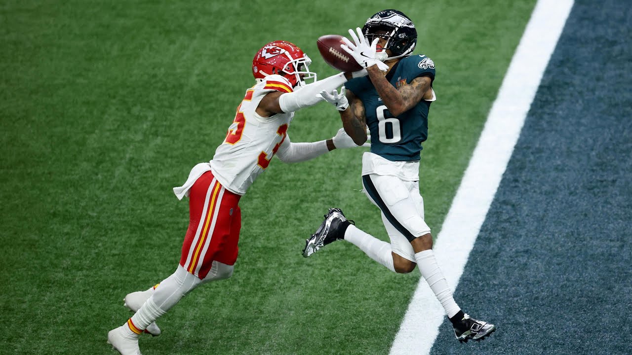 DeVonta Smith Highlights - Philadelphia Eagles vs Kansas City Chiefs - Super Bowl LIX - NFL ...