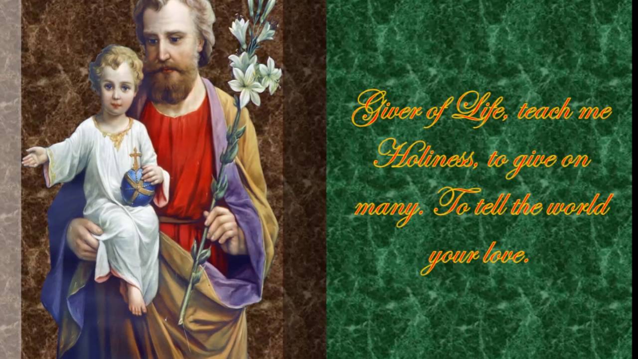 PRAYER TO ST JOSEPH FOR FINDING A GOOD JOB - YouTube