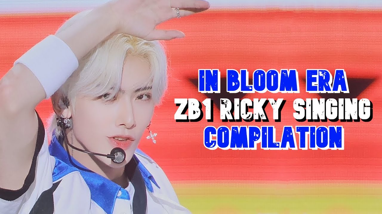 zb1 ricky casual singing compilation | in bloom era - YouTube