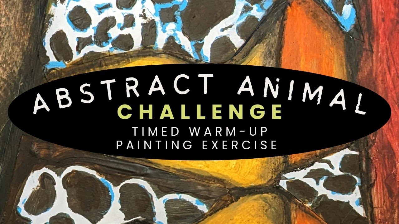 Paint Abstract Animals: Art Prompt Challenge #abstractpainting # ...