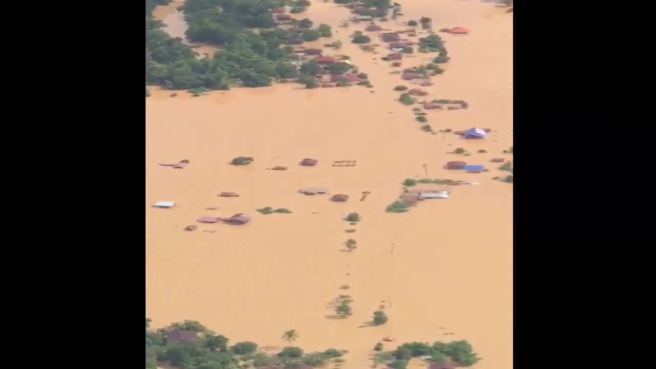 Laos Dam Collapse Video 1 | Asia News - YouTube