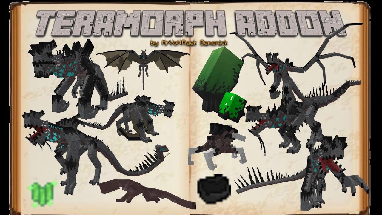 TERRAMORPH ADDON PARA MINECRAFT PE/BEDROCK - YouTube