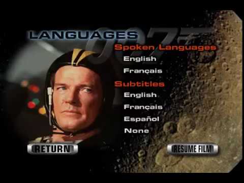 Moonraker - 1998 R1 DVD Menu - YouTube