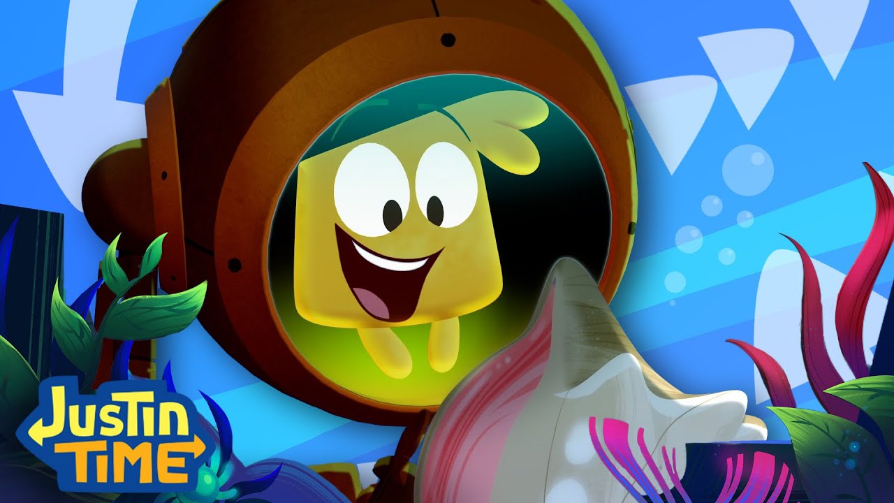 Underwater Adventures! 🐟🐚 Justin Time 6 FULL EPISODES! 🐠 - YouTube