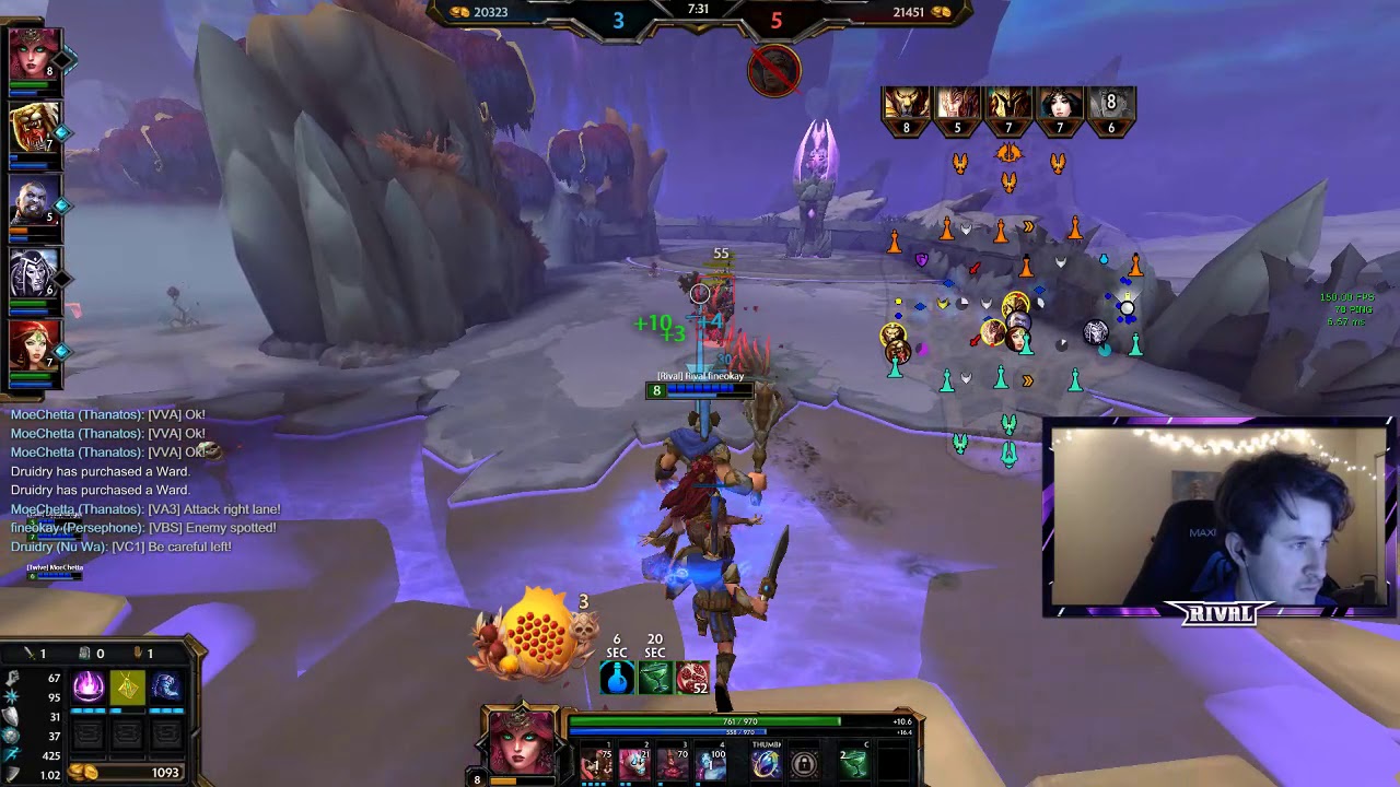 MY FIRST PERSEPHONE SOLO GAME! (Ranked vs Arthur) - YouTube