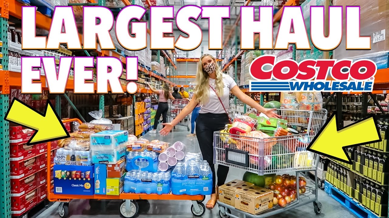 🤯 Our Biggest Haul Ever Insanely Massive Costco Haul Shopping At