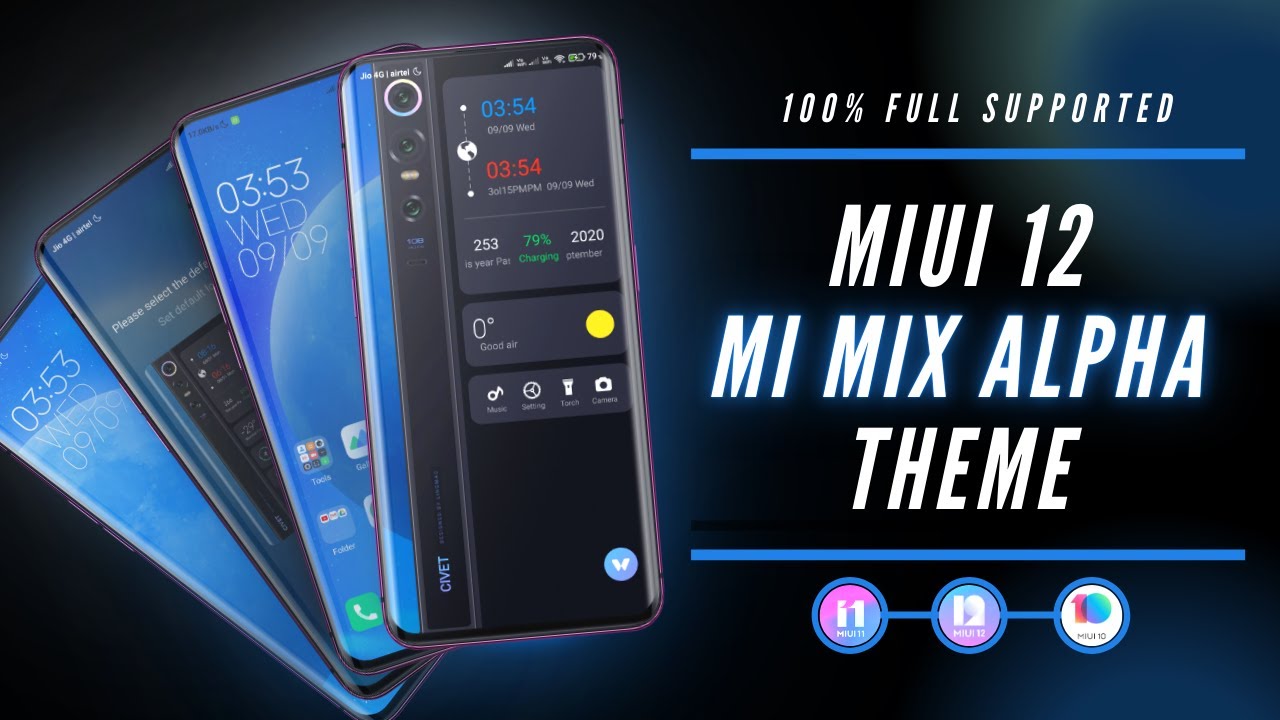 Mi Mix Alpha Theme for All Xiaomi Devices | Miui 12 Theme | Best Theme ...