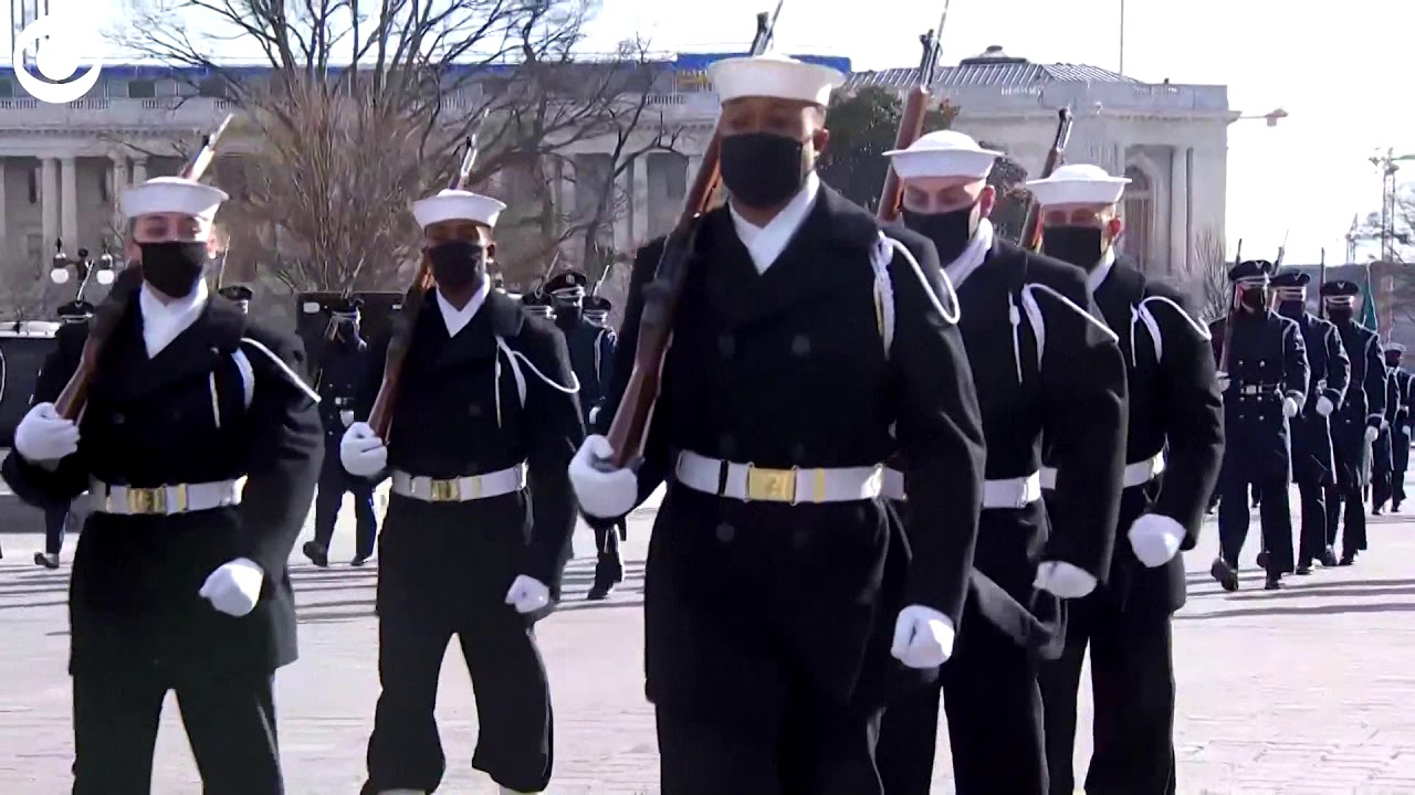Military Pass in Review at the US Capitol - YouTube
