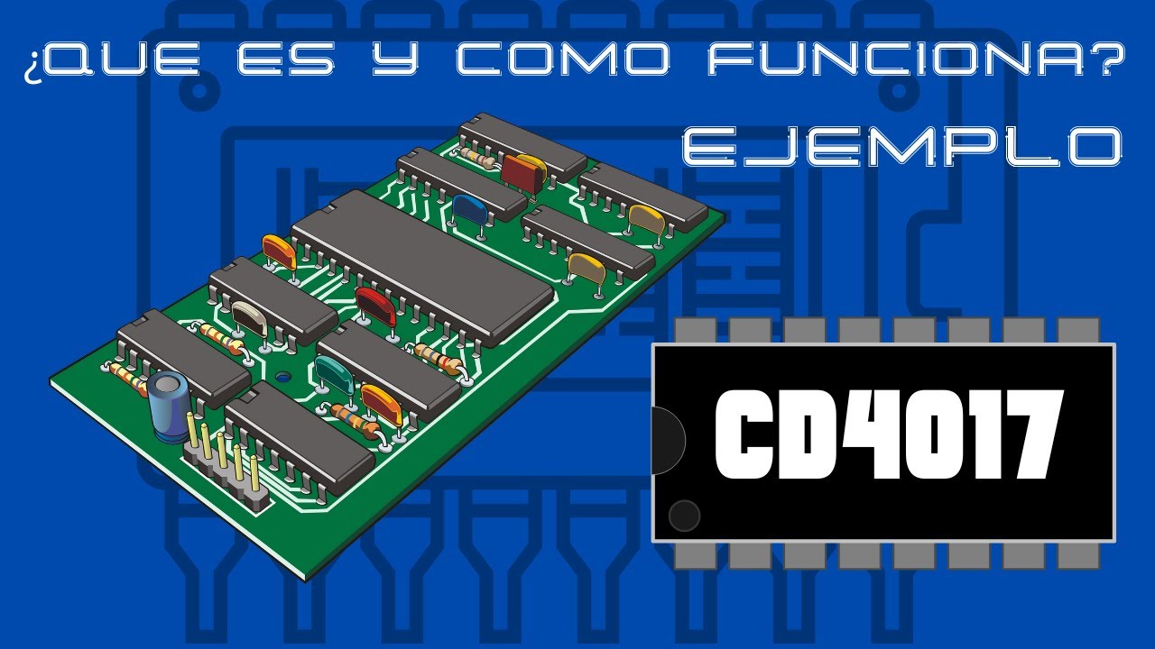 CD4017 ¿Qué es y cómo funciona? || Ejemplo de uso⭐ - YouTube