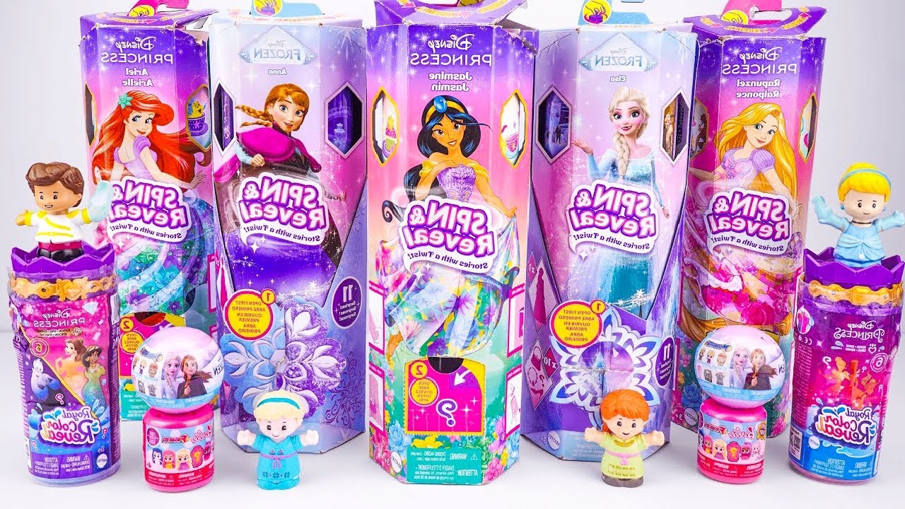 Anna and Rapunzel Unboxing Coolest Jasmine, Elsa, Doll Toys | Disney ...