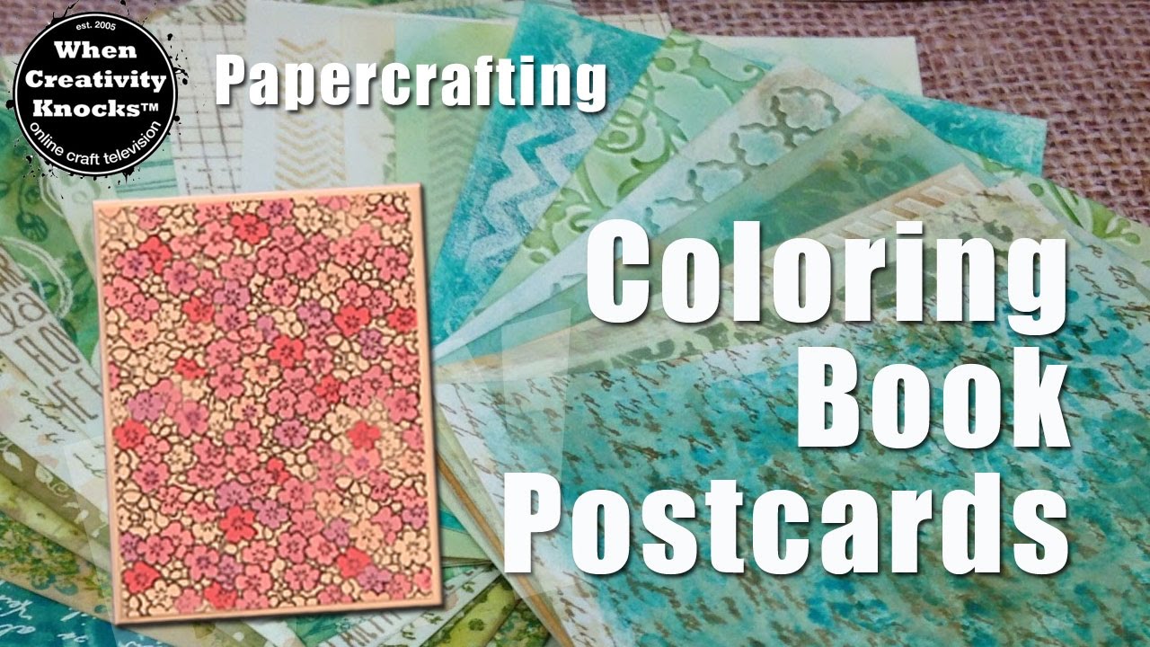 Coloring Book Card - YouTube