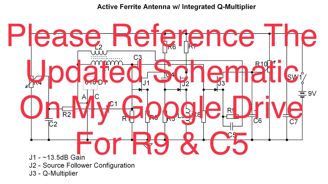 Active Ferrite Antenna w/ Integrated Q-Multiplier & Loading Coil - YouTube