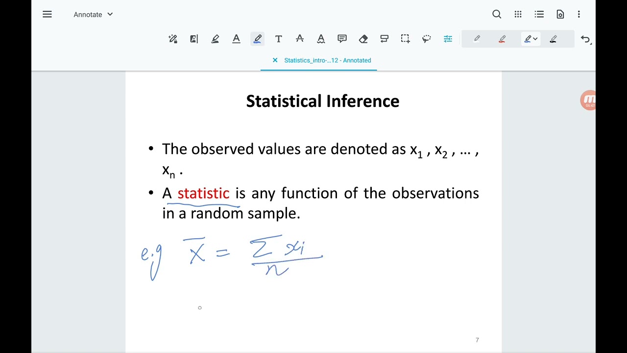 Lecture 12 - Statistics (2) - YouTube
