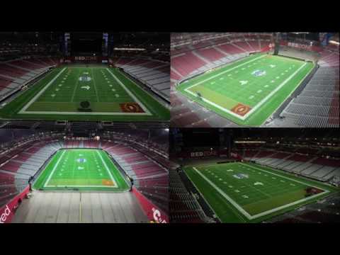 State Farm Stadium Turf Time-Lapse - YouTube