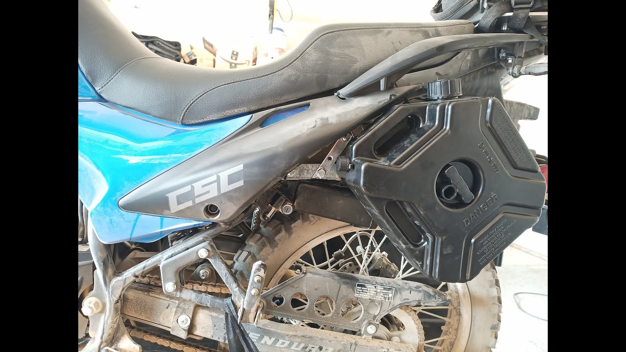 CSC Motorcycle TT250 2022 gas can add - YouTube