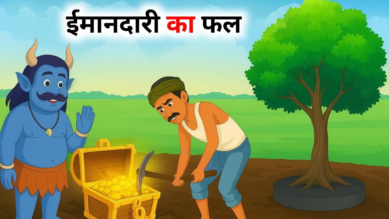 ईमानदारी का फल 🎁 || Imandari ka fal || Result of honesty || Hindi moral ...