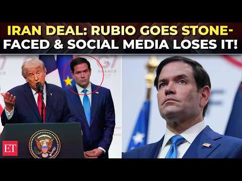 'Blink twice, Marco': Rubio goes 'stone-faced' as Trump talks Iran deal; SM reacts 'there goes 2028’
