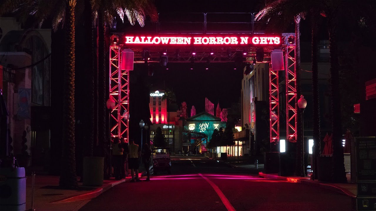 HHN 33 Opening Scaremonies Rehearsals | Parkwide Music Plays! | HHN 33 ...