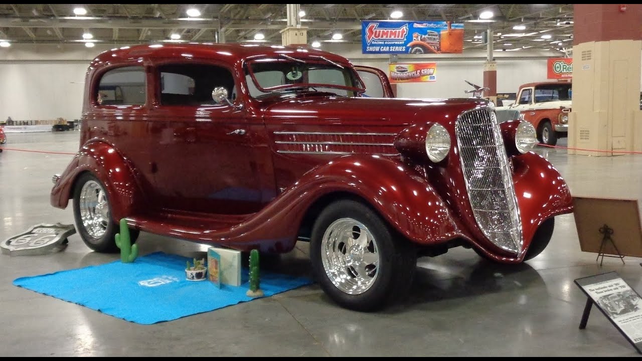 1935 Hudson Terraplane Custom Restomod in Burgundy & Engine Sound on My ...