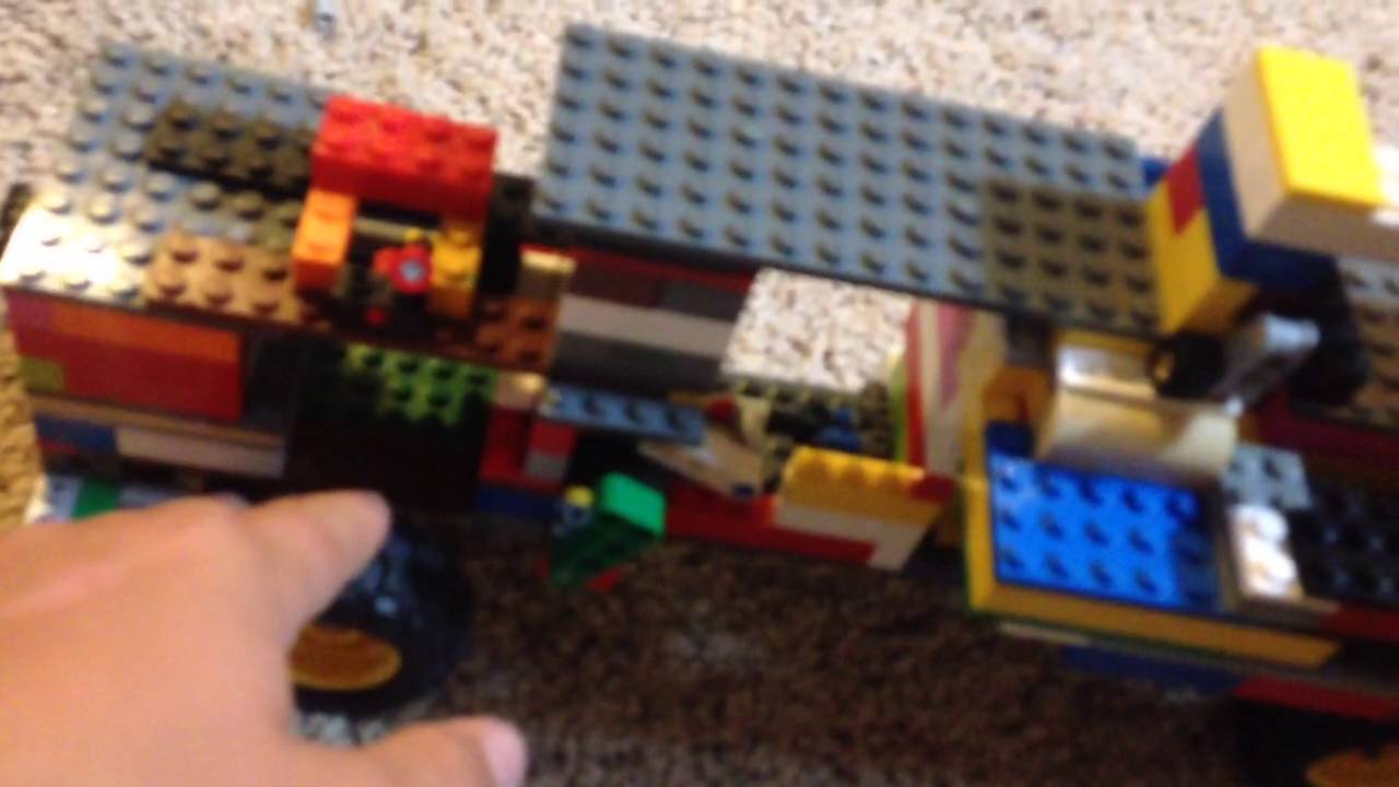 Lego inline twin ohv with prototype chassis with a clutch and two speed ...