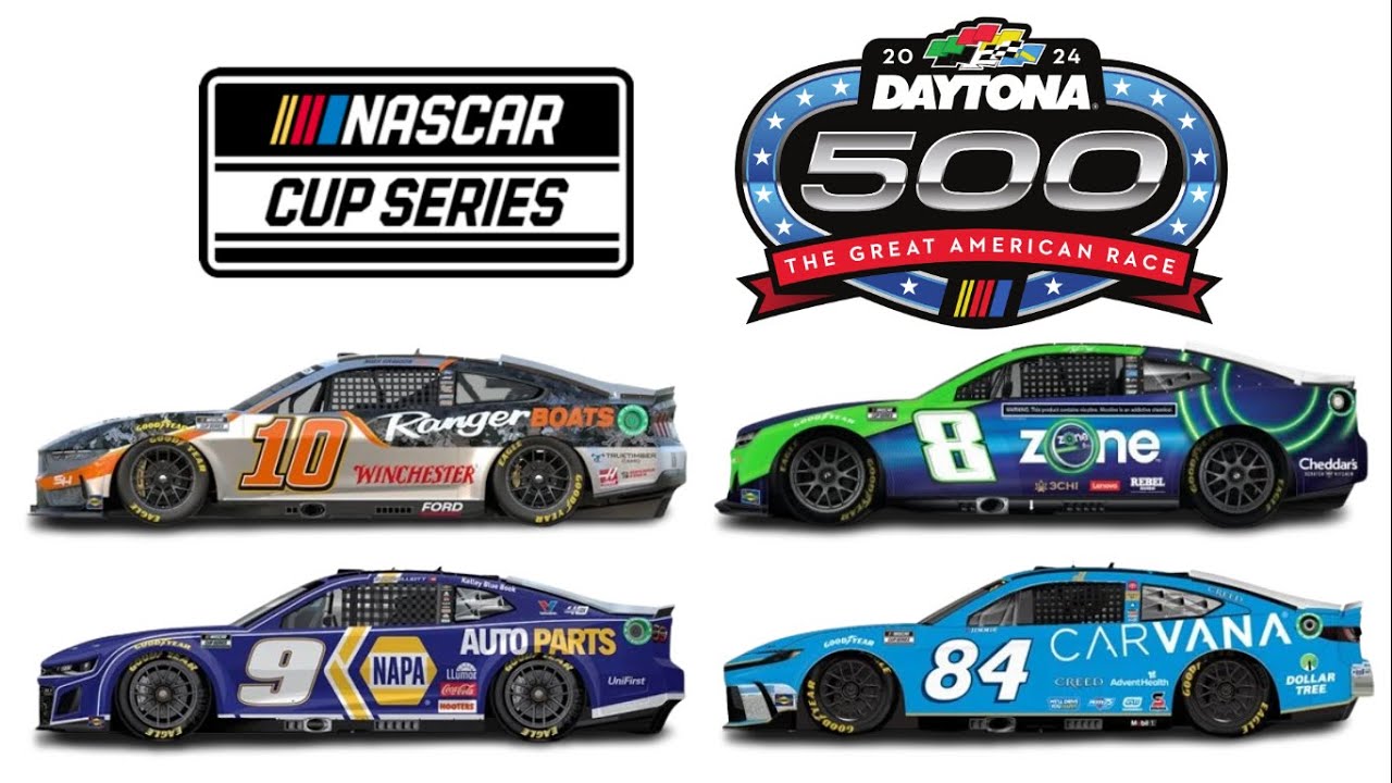 2024 NASCAR Cup Series Paint Scheme Preview: Daytona 500 - YouTube