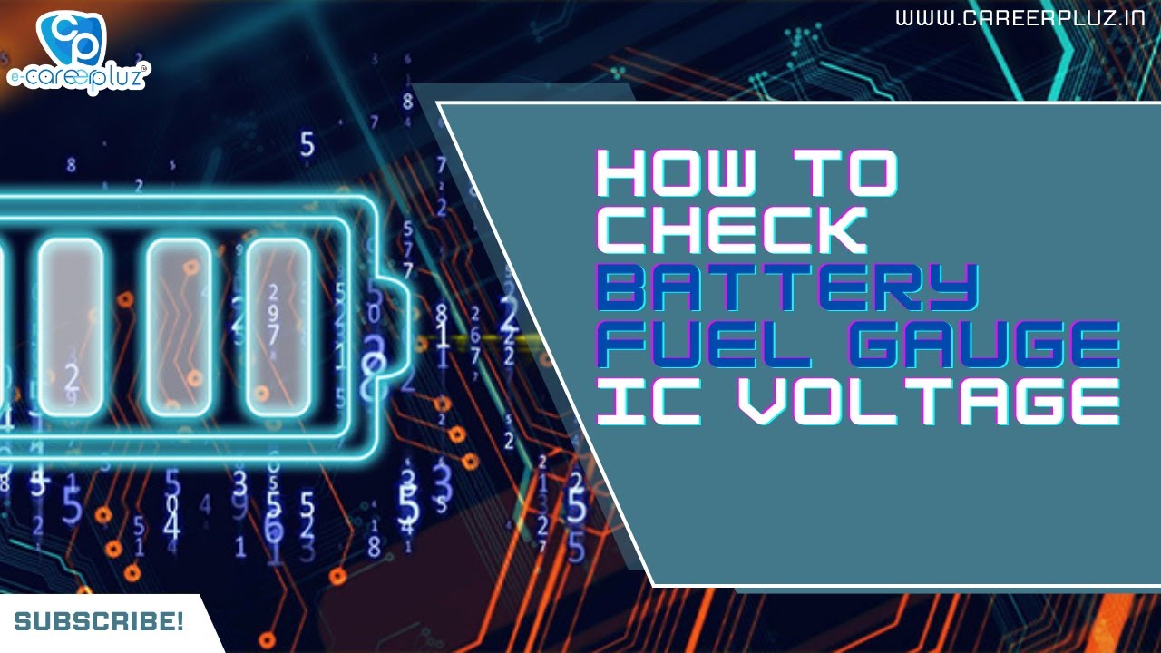 How to check battery fuel gauge ic voltage? - YouTube