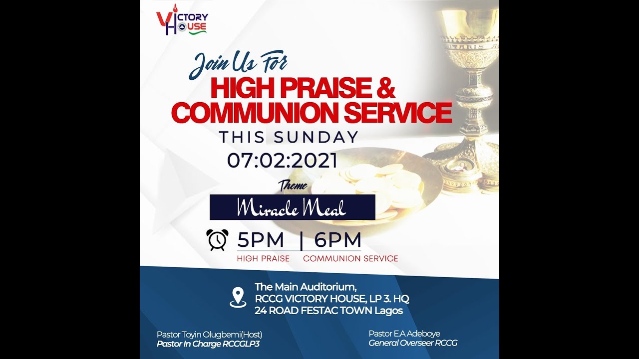 High Praise and Communion Service - 7th February 2021 - YouTube
