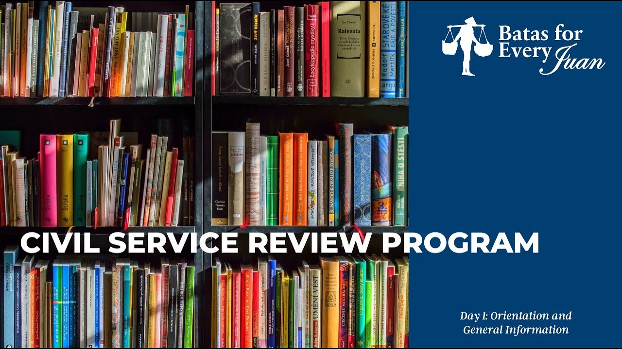 Civil Service Review Program (Day 1) - YouTube