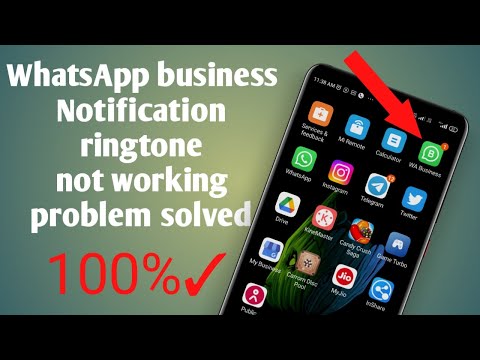 WhatsApp business notification ringtone not working problem fixd | mobi tricks
