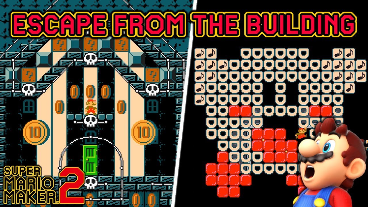 Super Mario Maker 2 - Escape from the Death Building - YouTube