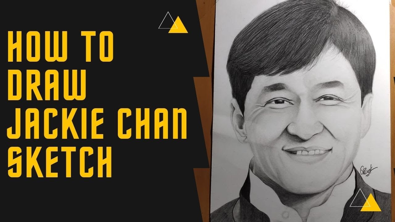 Jackie chan | How to draw Jackie Chan pencil sketch | Easy Pencil ...