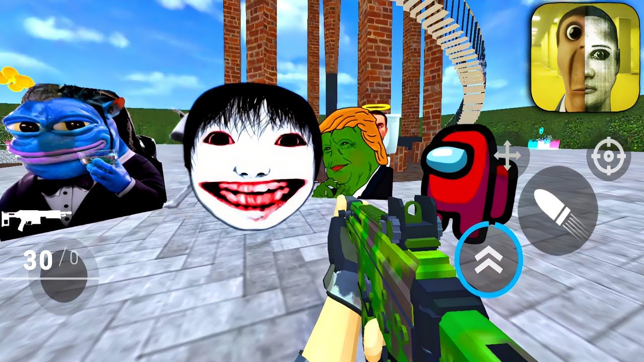 Nextbots In Backrooms Shooter _ Android GamePlay #2 - YouTube