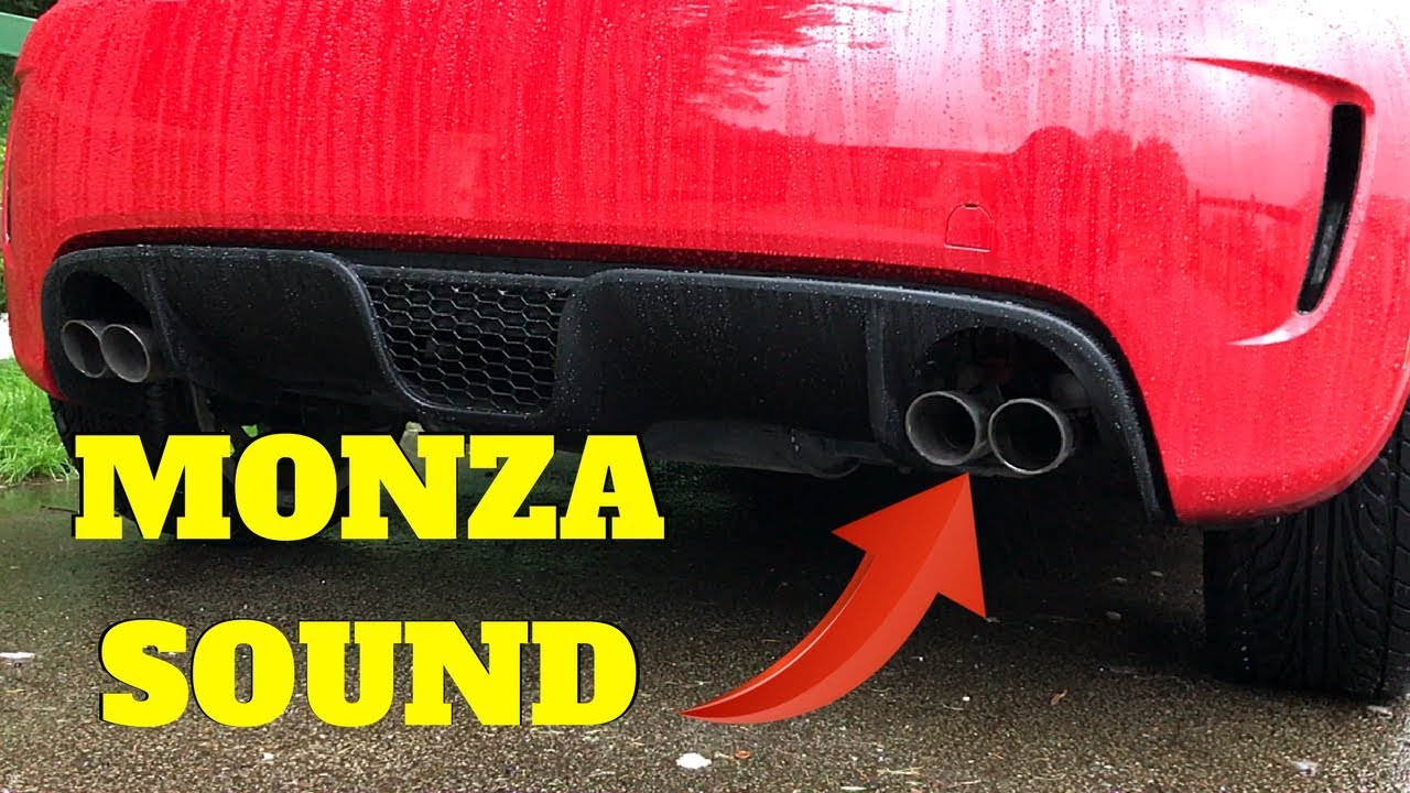 Abarth 500 Monza Exhaust System Sound - YouTube