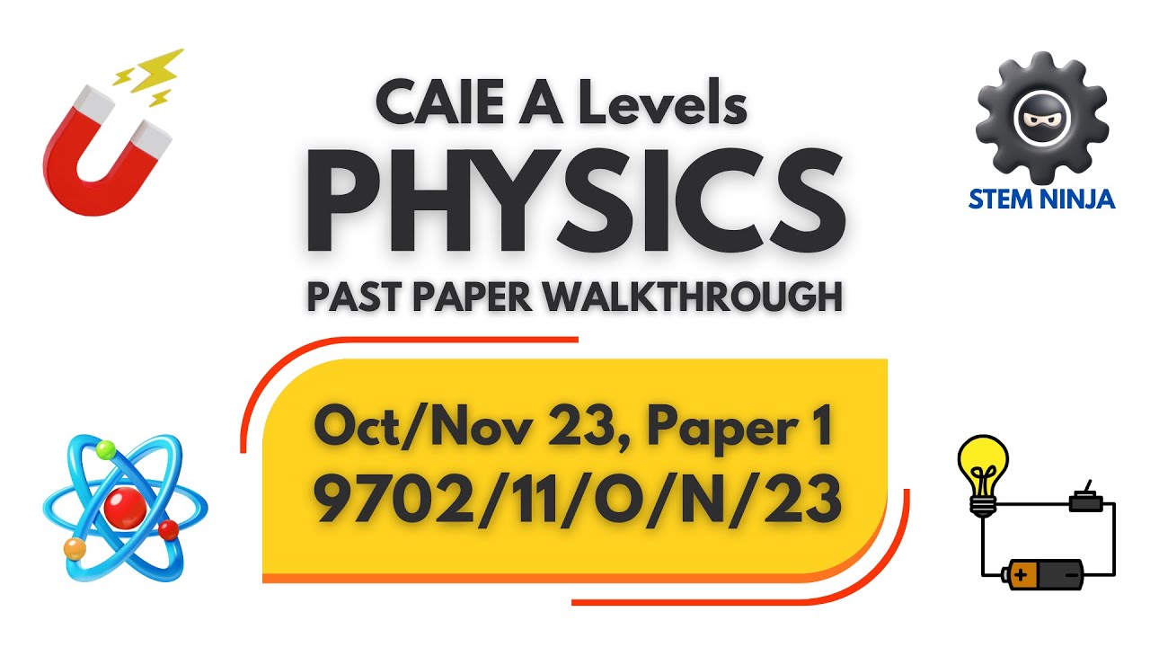 9702/11/O/N/23 - CIE AS Levels Physics - Oct/Nov 2023 - Paper 1(AS ...