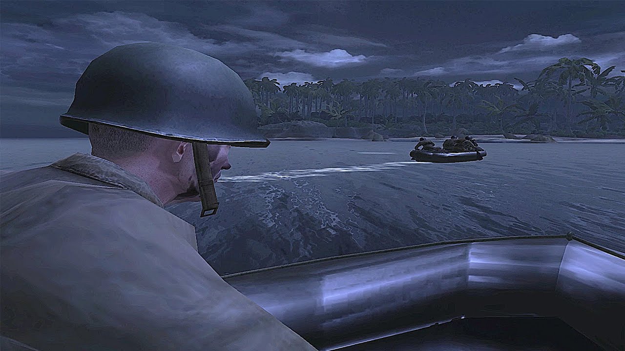 Marine Raid on Makin Atoll - Medal of Honor Pacific Assault - YouTube