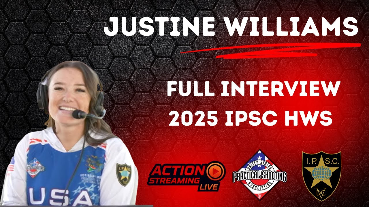 Justine Williams Full Interview - 2025 IPSC Handgun World Shoot - YouTube